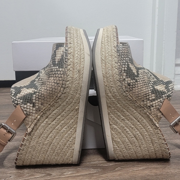 Dolce Vita | Shoes | Snake Print Leather Wedge Heels | Poshmark